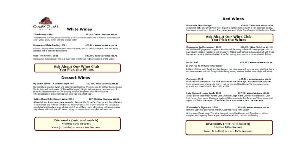 Olympic Cellars Winery Summer 2022 – Olympic Cellars